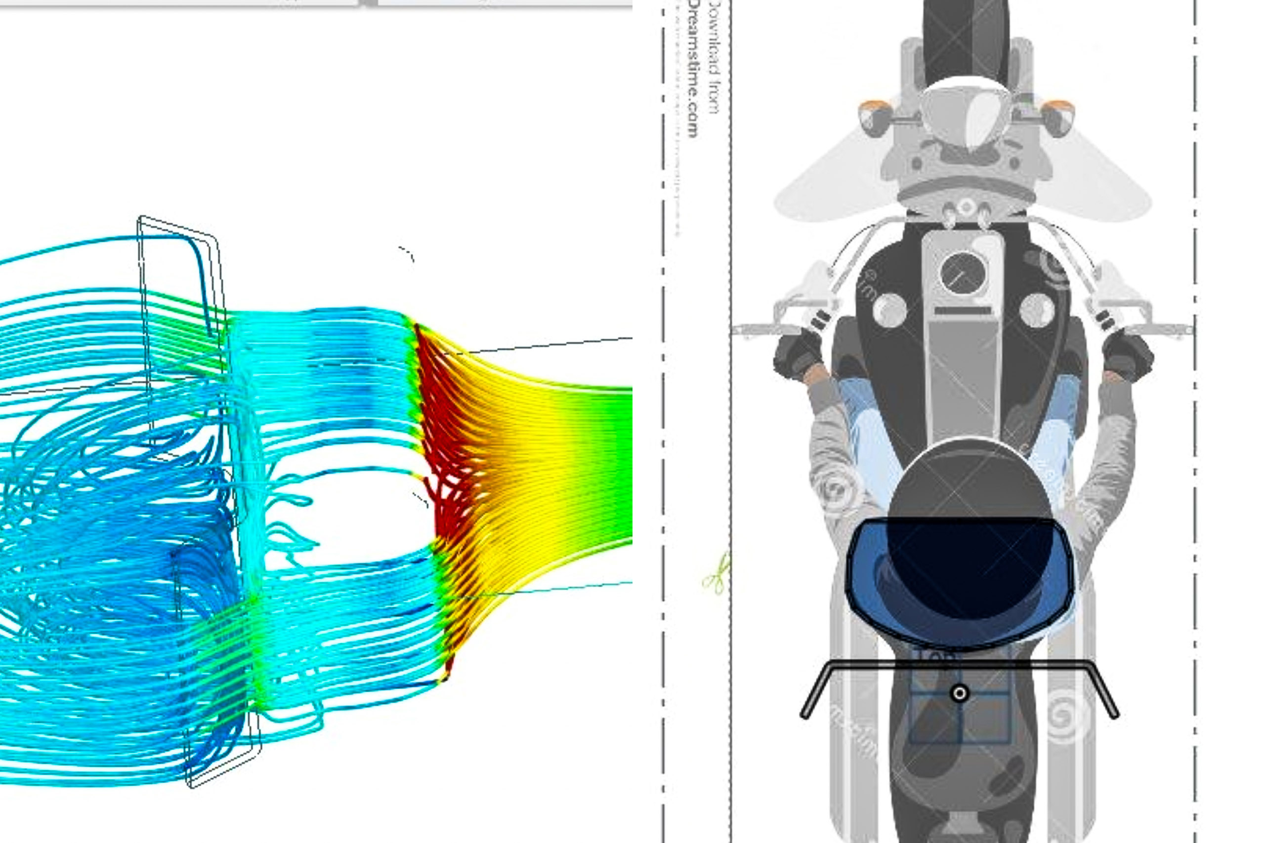 Engineer simulates airflow around backrider shield, shows it offers no ...