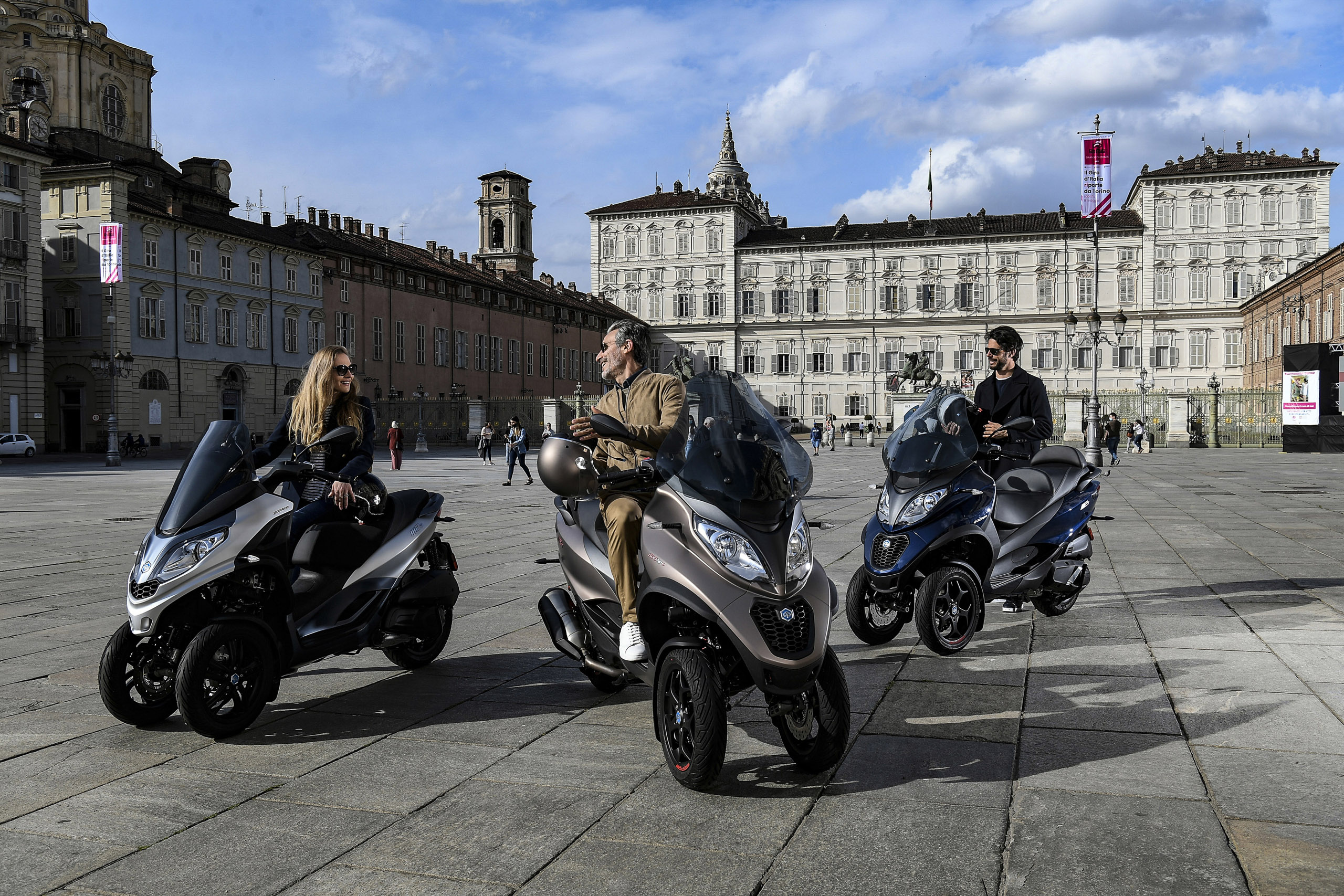 Piaggio keeps three-wheeler models fresh with new engines and colors ...