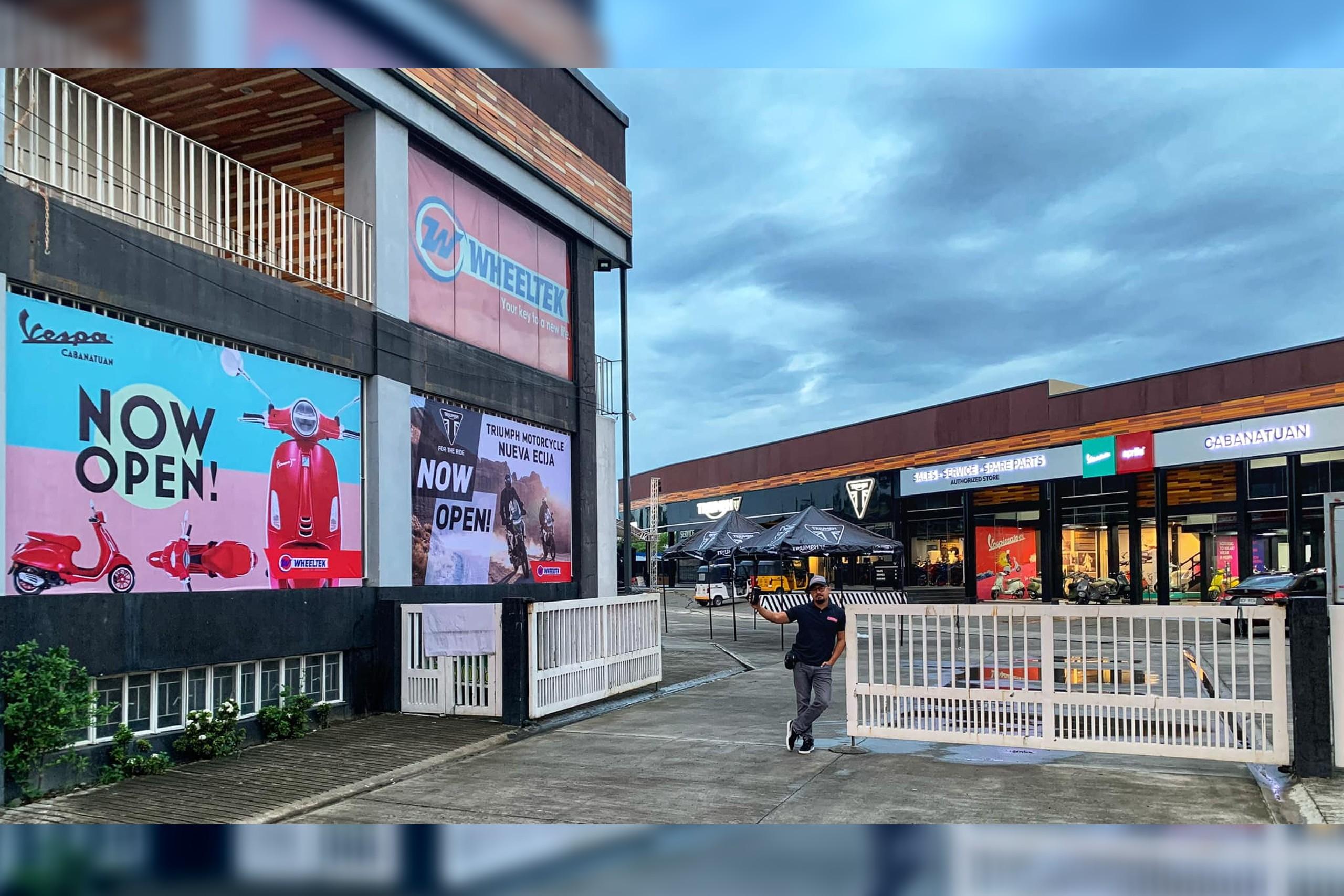 Wheeltek opens Vespa, Aprilia and Triumph showroom in Cabanatuan ...