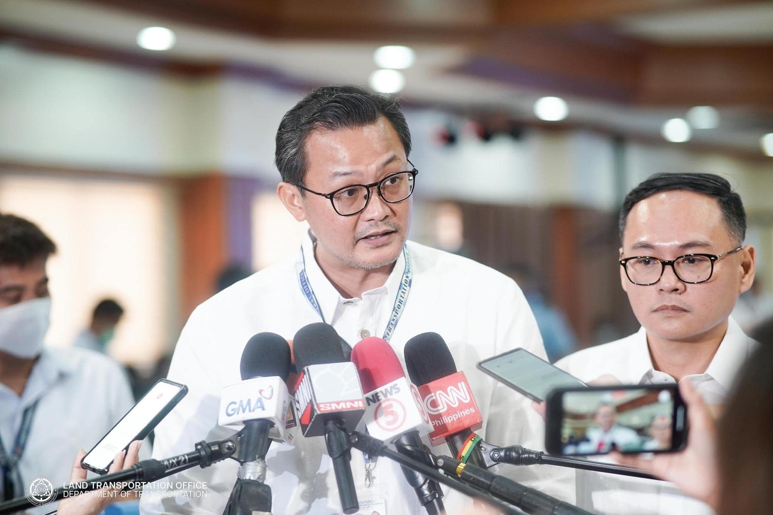 LTO Chief: 3 to 5 days release of registration and plates for MC ...