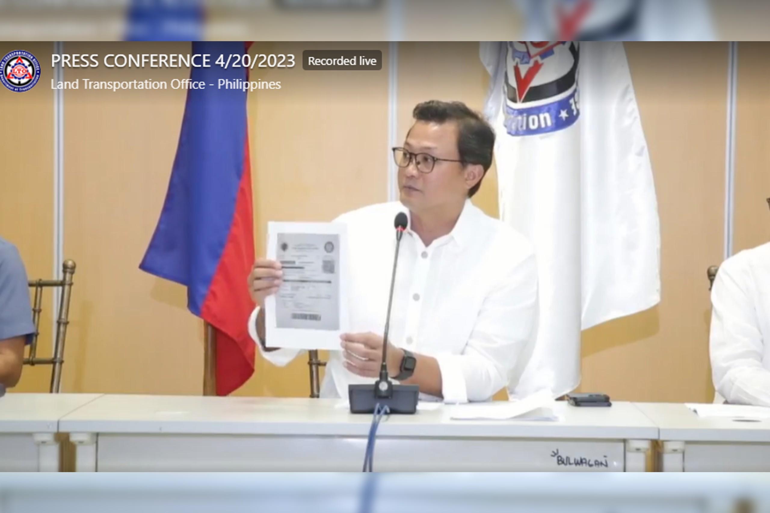 LTO: this is your temporary driver's license - Motorcycle News